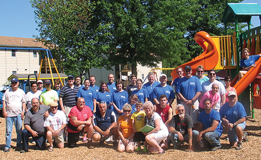 Robert Yaple Memorial Park in Hughestown Borough received a facelift ...